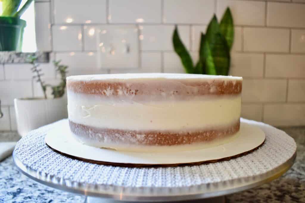 Homemade White Cake with Strawberry Filling Recipe - Plan to Eat