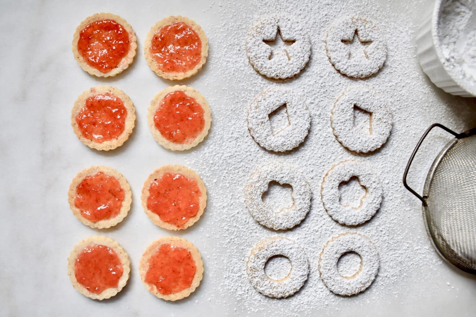 Homemade Linzer Cookies Recipe - Plan to Eat