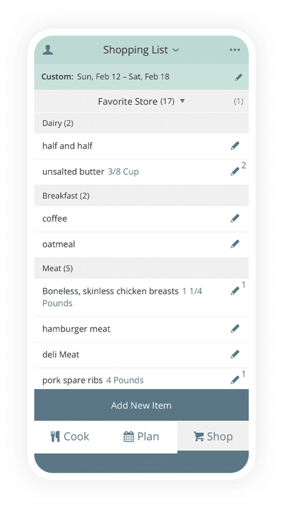 Automated Grocery List Maker & Recipe Clipper - Plan to Eat