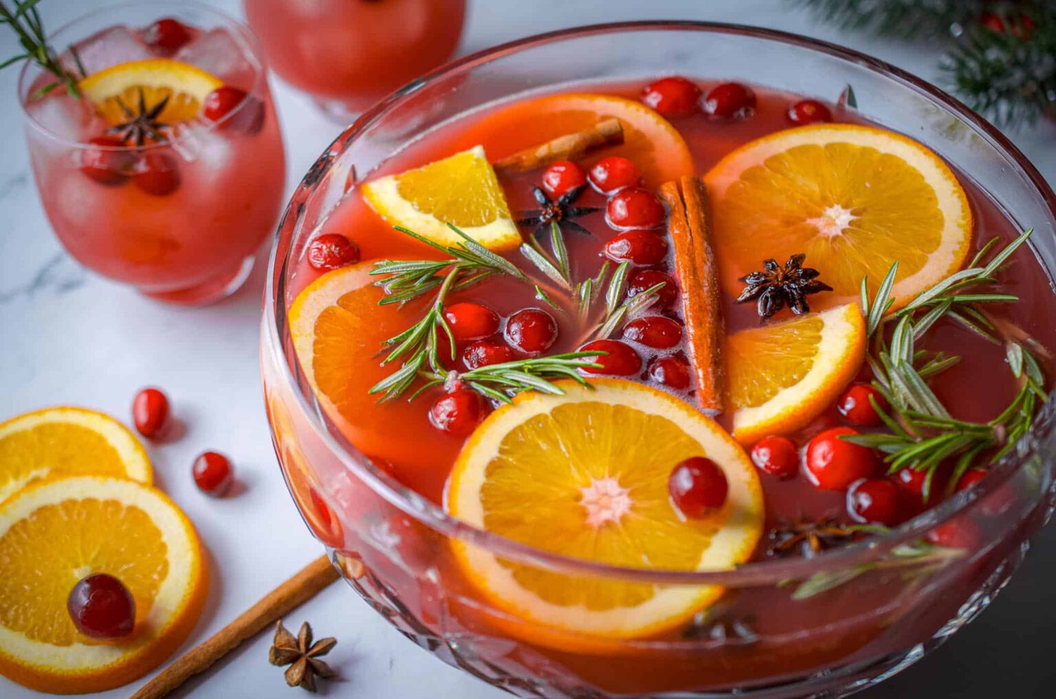 Easy Sparkling Holiday Party Punch (Non-Alcoholic) - Plan to Eat
