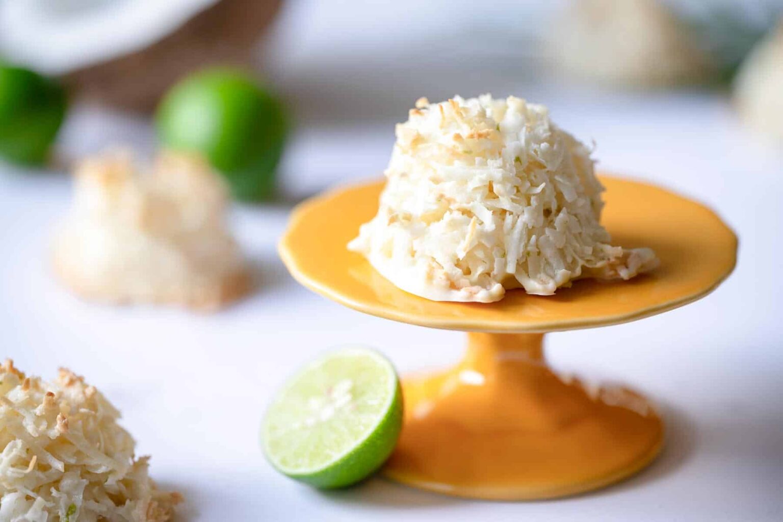 Key Lime Coconut Macaroons Recipe - Plan to Eat