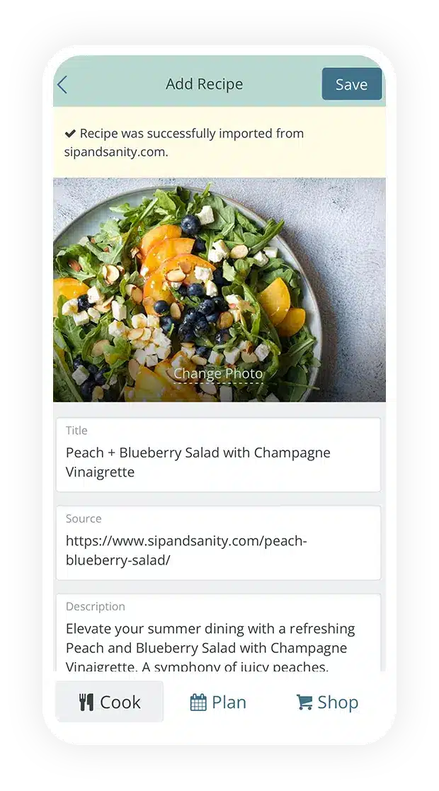 Meal Planning & Macro Tracking - Plan to Eat