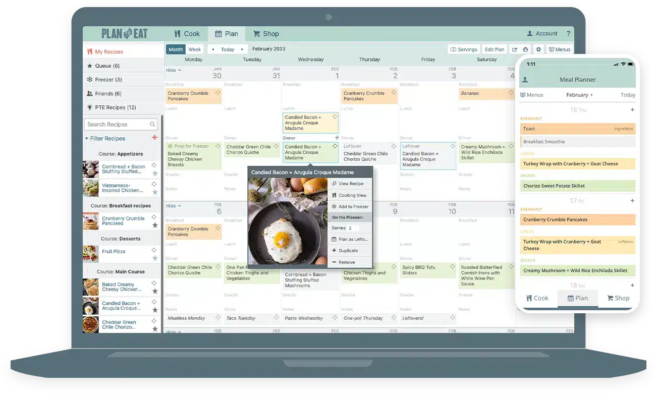 Create Your Own Meal Plans - Plan to Eat