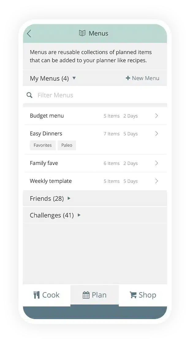 Create Your Own Meal Plans - Plan to Eat